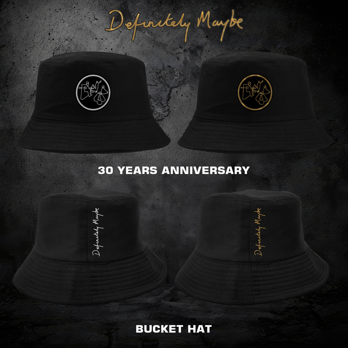 Definitely Maybe 30th Anniversary Bucket Hat – Retrorockstar