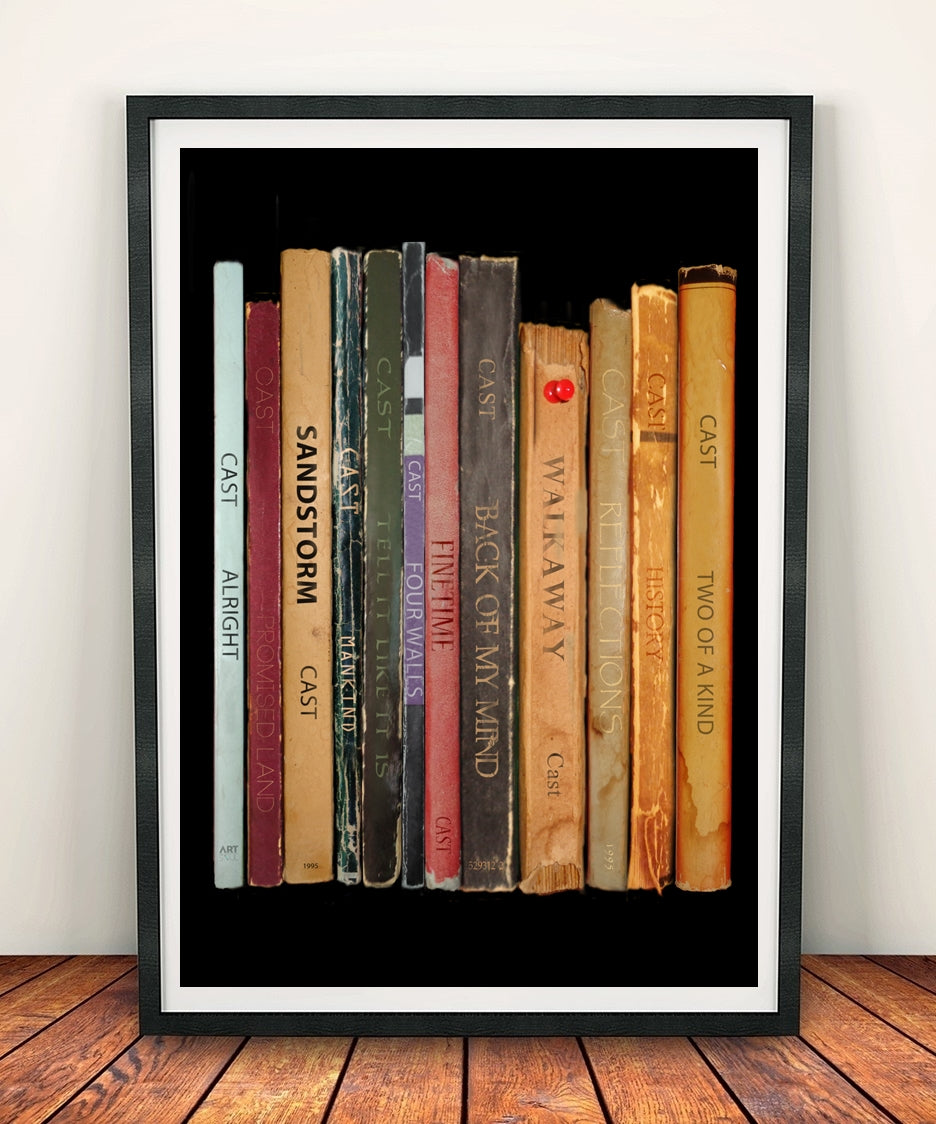 Cast 'All Change' Album Penguin Book Spine Print – Retrorockstar