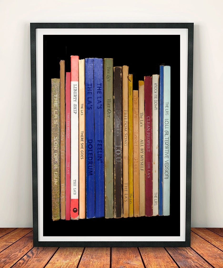 'The La's' Album Penguin Book Spine Print – Retrorockstar