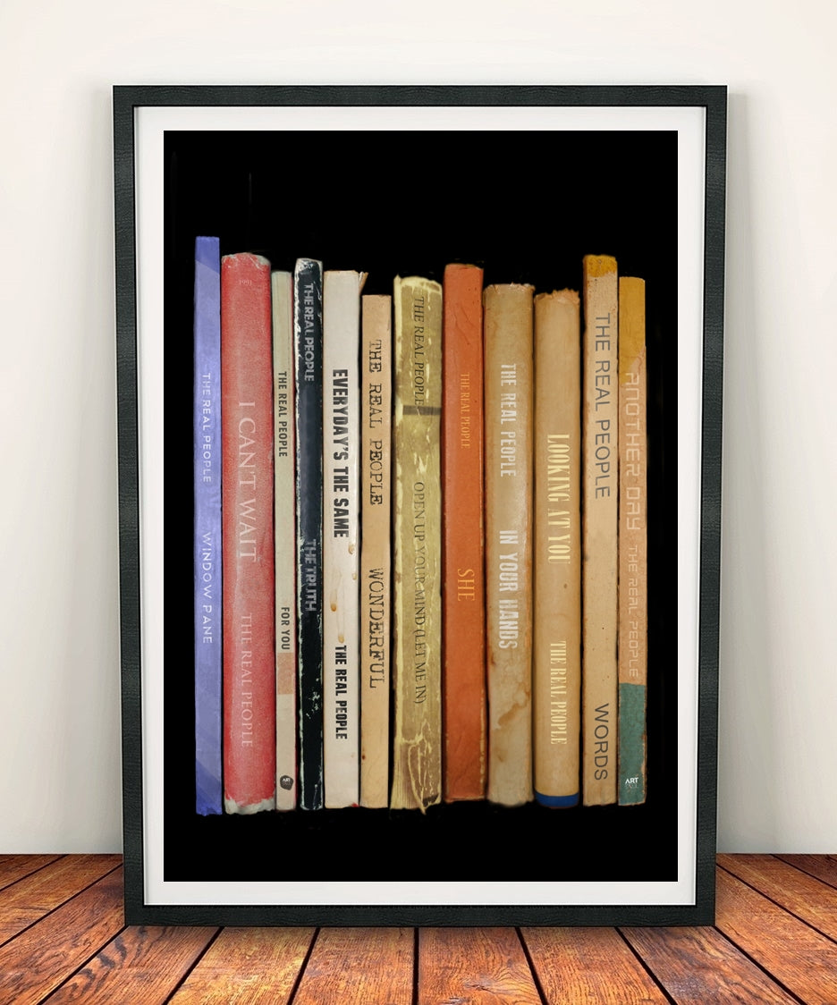 'The Real People' Album Penguin Book Spine Print – Retrorockstar