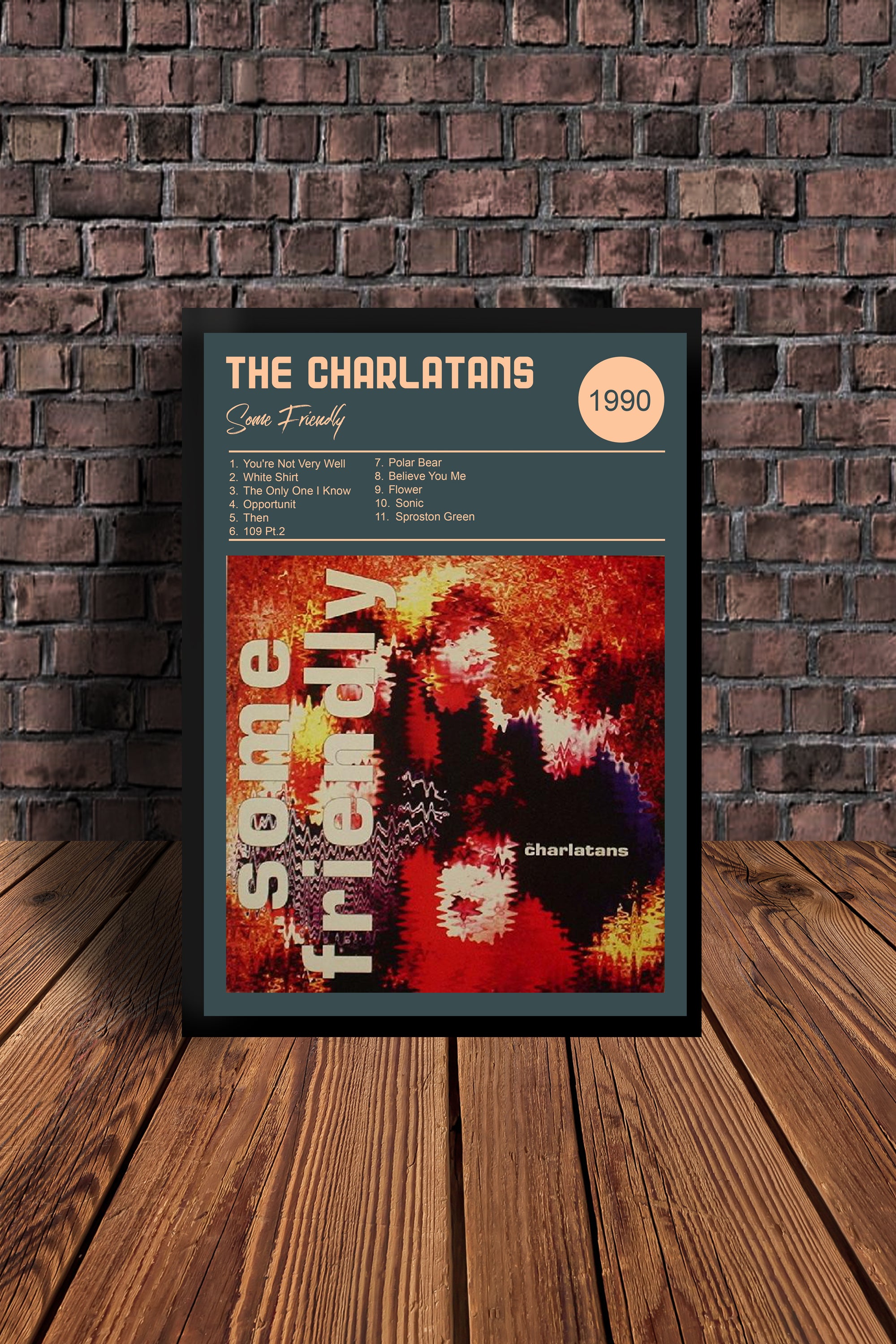 The Charlatans Some Friendly Print – Retrorockstar