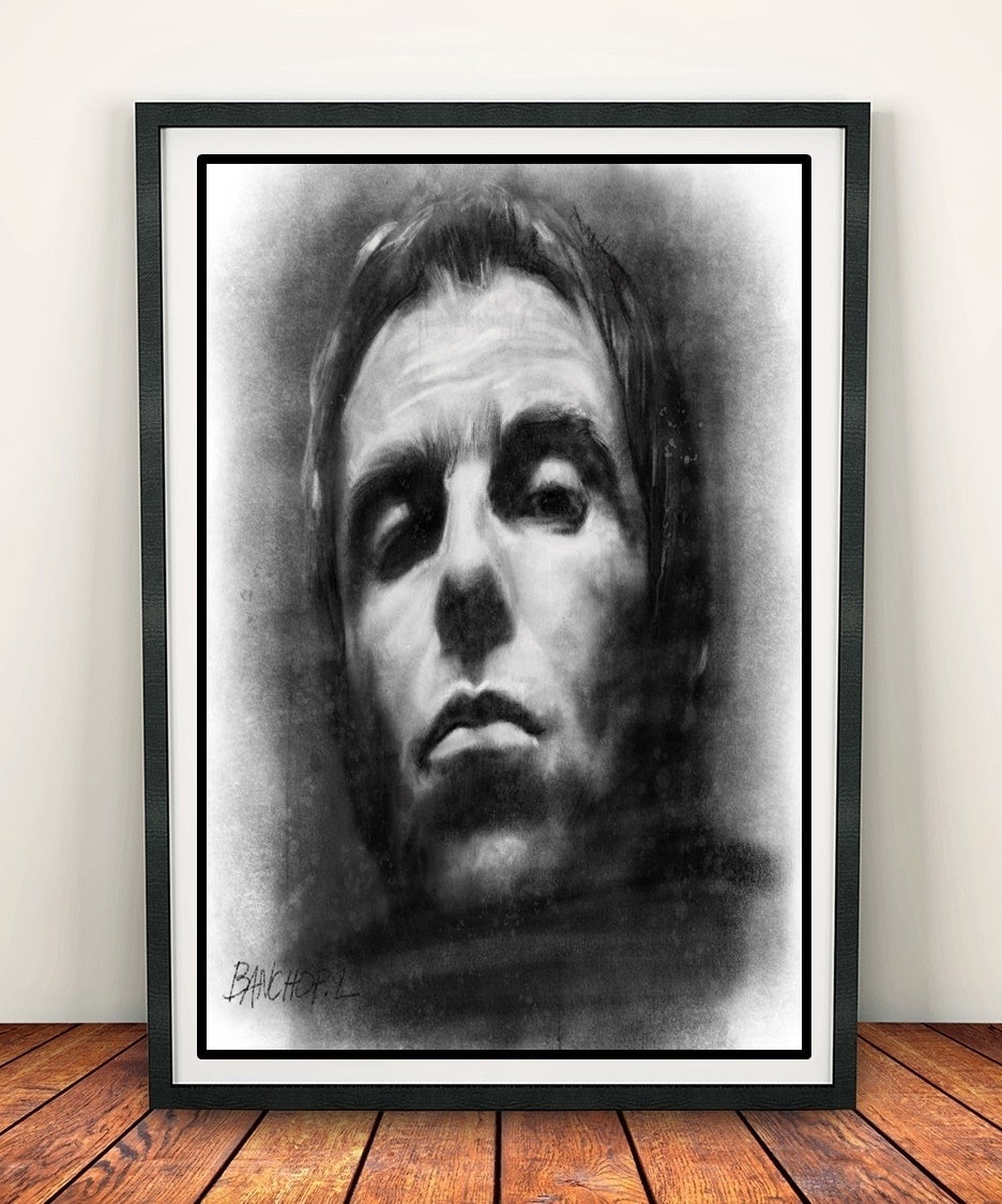 Liam Gallagher 'Sketch' Print – Retrorockstar