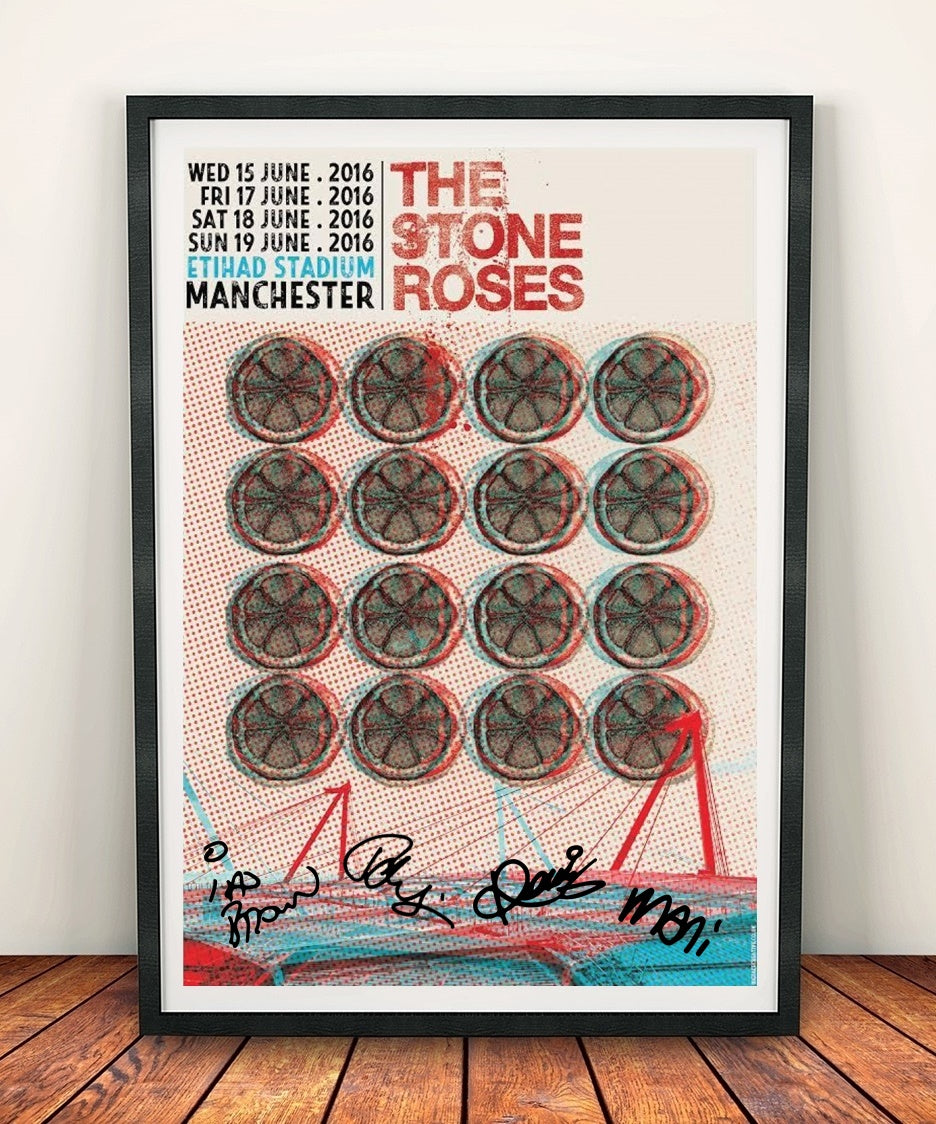 The Roses Signed Etihad Stadium Commemorative Edition Print – Retrorockstar